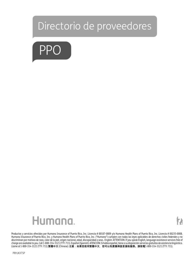 Directorio-PPO - HUMANA PDF | PDF | Medicina | Ciencias de la Salud