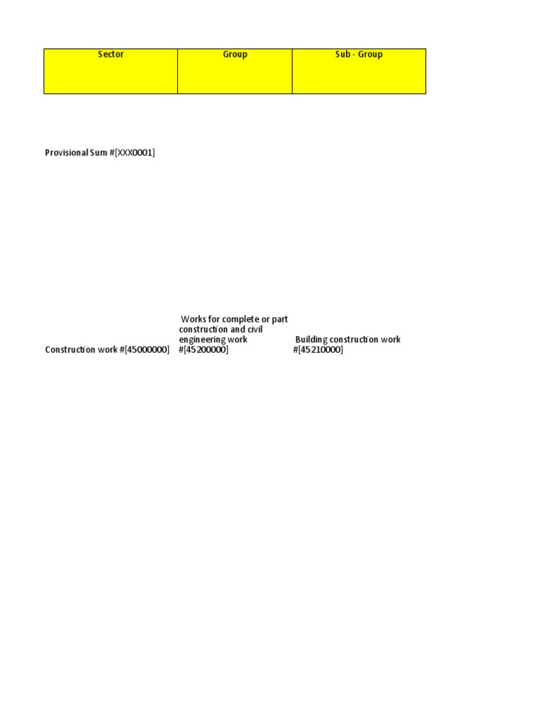 Bill of Quantity Template | PDF | Plaster | Concrete