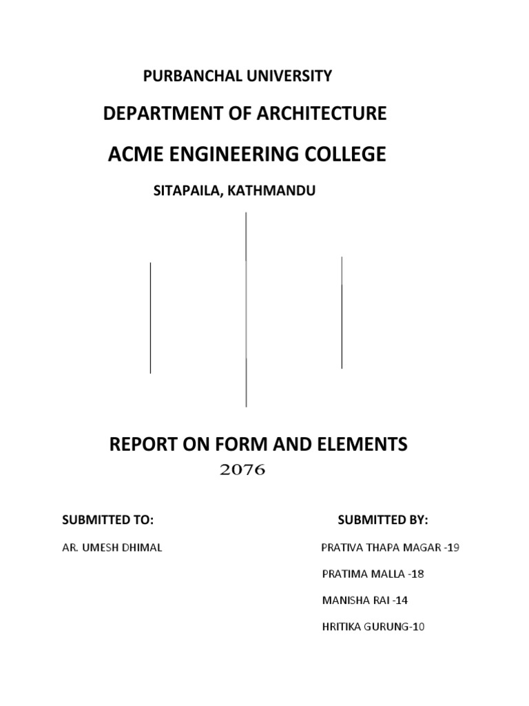 Acme Engineering College: Department of Architecture | PDF ...