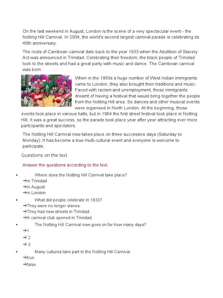 Answer The Questions According To The Text | PDF