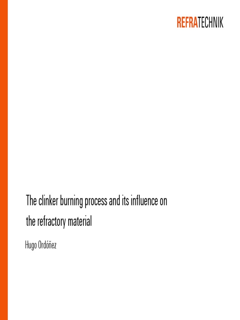 Clinker Burning & Refractory Impact | PDF | Cement | Sintering