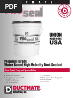 Kingspan-Palduct-Sealant-Data-Sheet 1 | PDF | Building Engineering | Materials