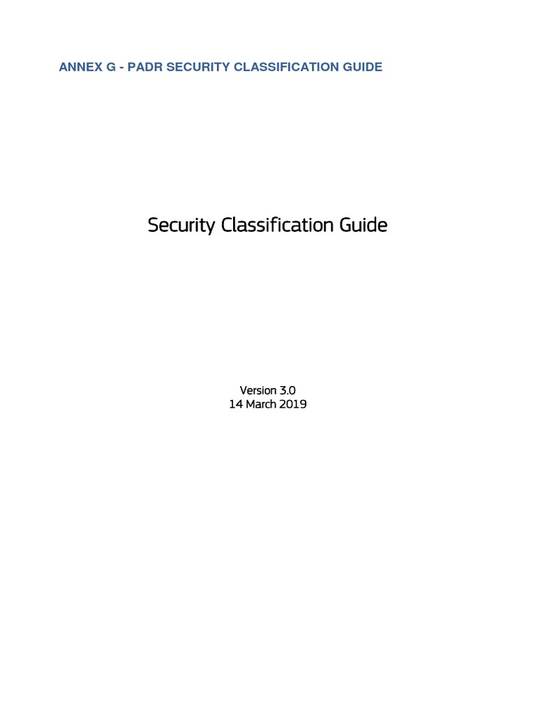 EU Security Classification Guide | PDF | Classified Information | Science
