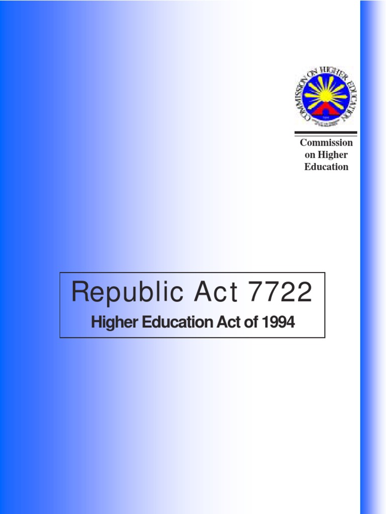 Republic Act 7722 | PDF | President Of The Philippines | World Politics