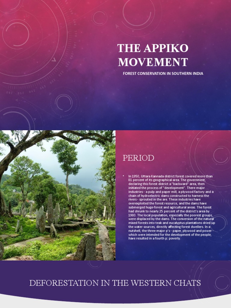 The Appiko Movement: Forest Conservation in Southern India | PDF ...