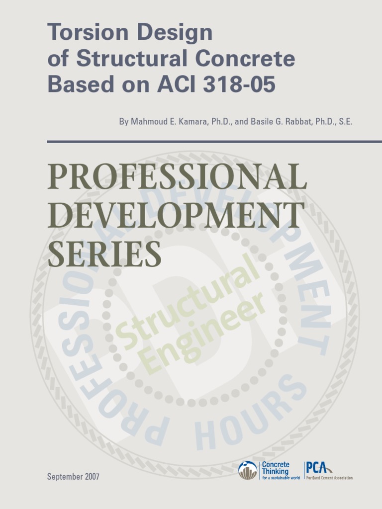 RC Beam Torsion Design To PCA Comment PDF | PDF | Beam (Structure) | Truss
