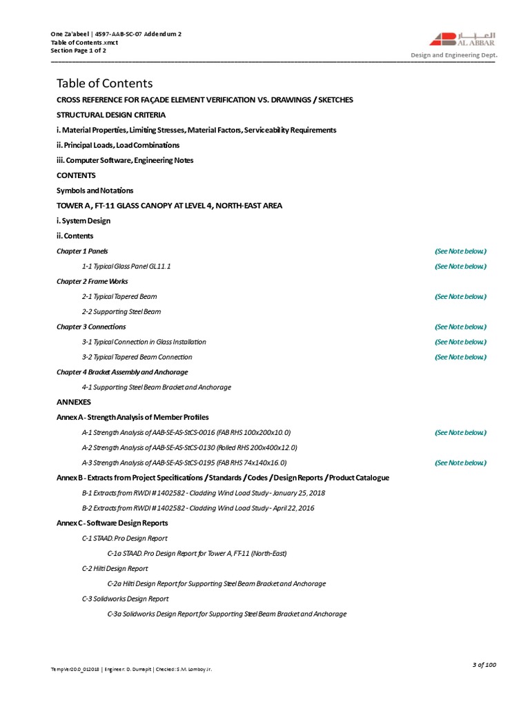 4597 AAB SC 07 Addendum 2 R0v0 3 | PDF | Beam (Structure) | Applied And ...