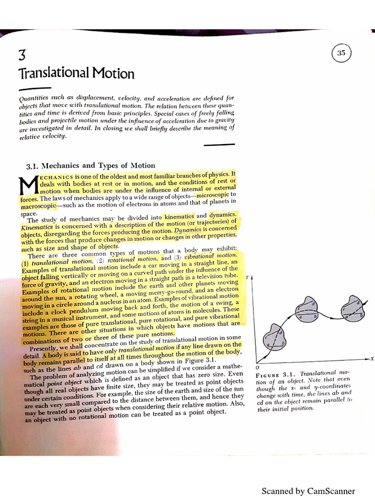 Translational Motion | PDF
