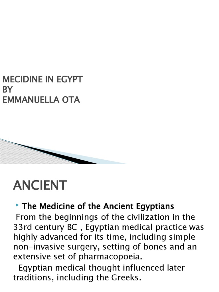 Mecidine in Egyptt | PDF | Physician | Medicine