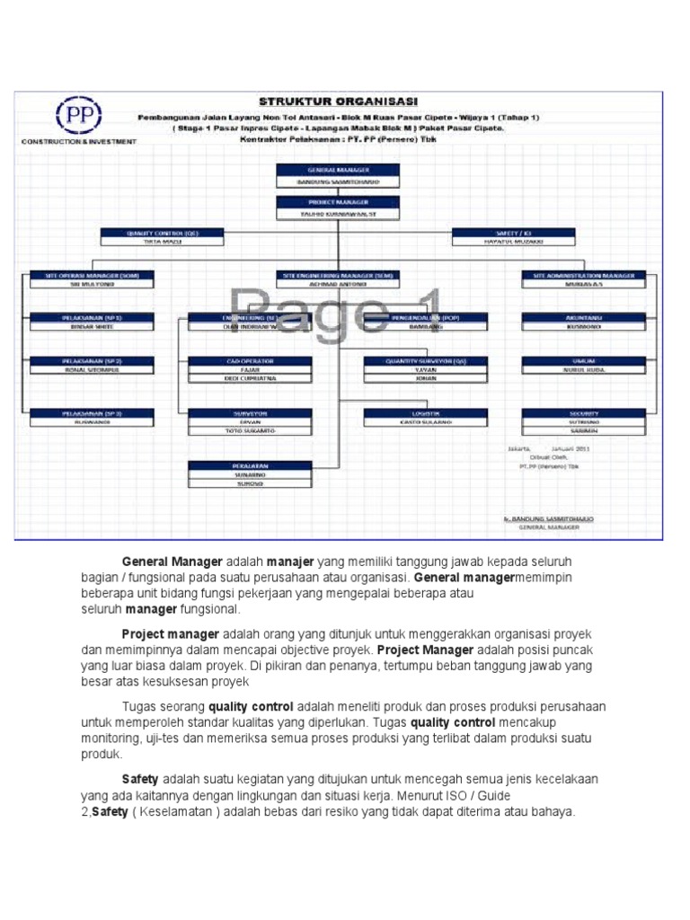 General Manager Adalah Manajer Yang Memiliki Tanggung Jawab Kepada ...