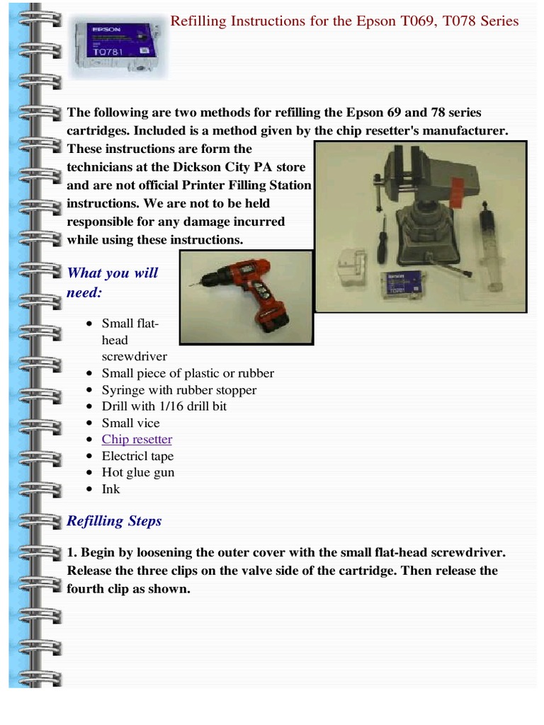 E25b Ink Cartridge | PDF