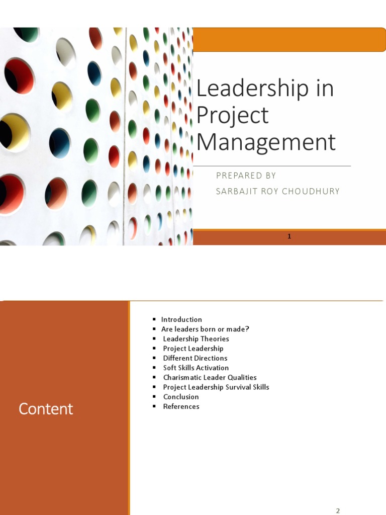 Leadership in Project Management | PDF | Project Management | Leadership
