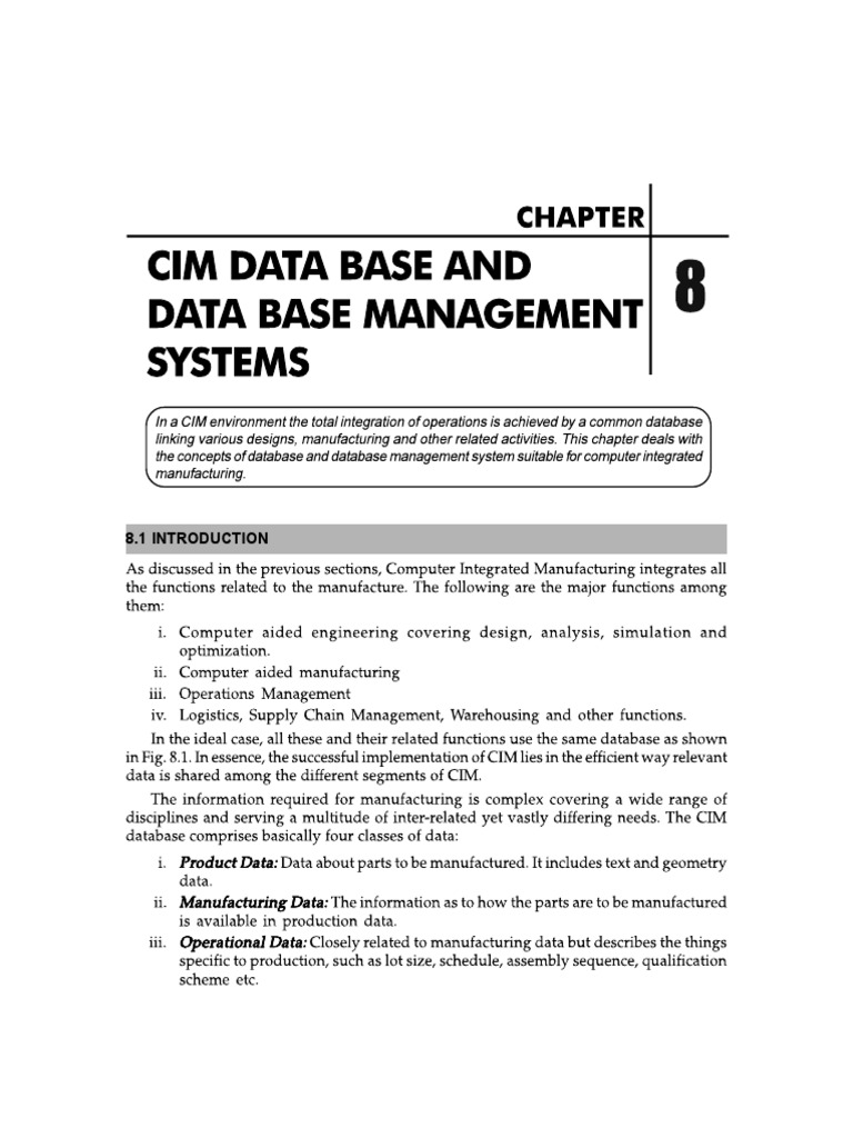 CIM Database | Download Free PDF | Relational Database | Databases