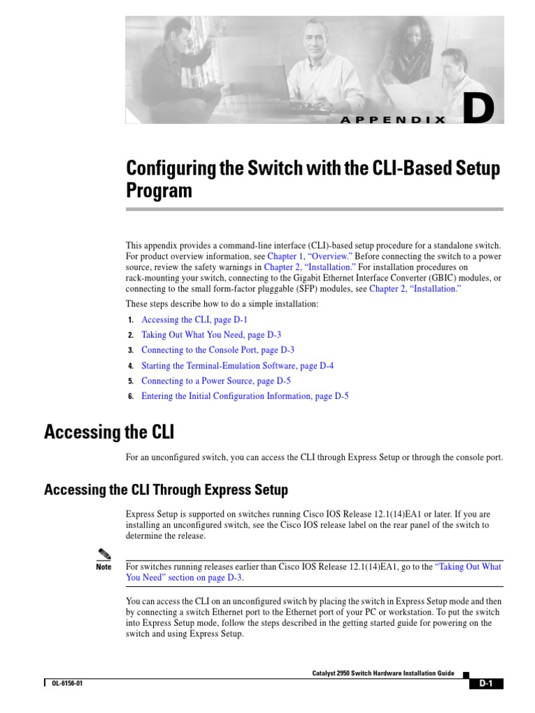Configuring the Switch CLI | PDF | Command Line Interface | Ip Address