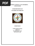 Summer Internship Report | PDF | Advocate | Judge