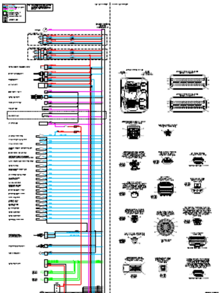 Wiring Diagram for ISX15 CM2350 X101 Engine Model Providing Circuit ...