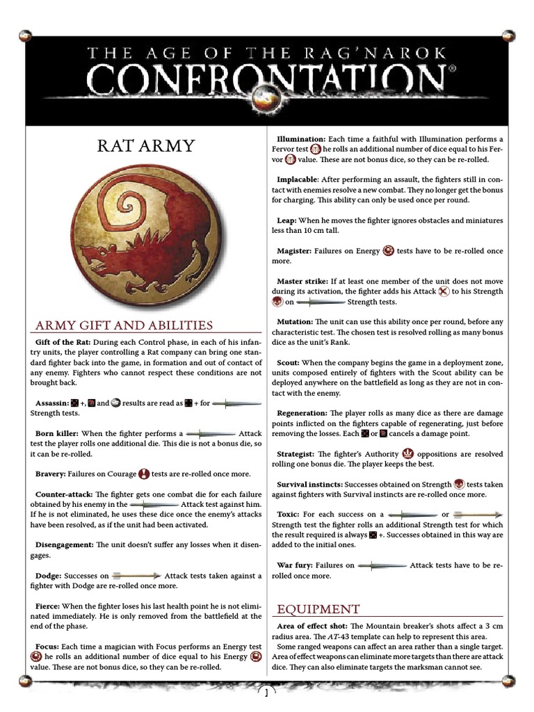 Rat Army: Army Gift and Abilities | PDF | Fighter Aircraft | Military ...