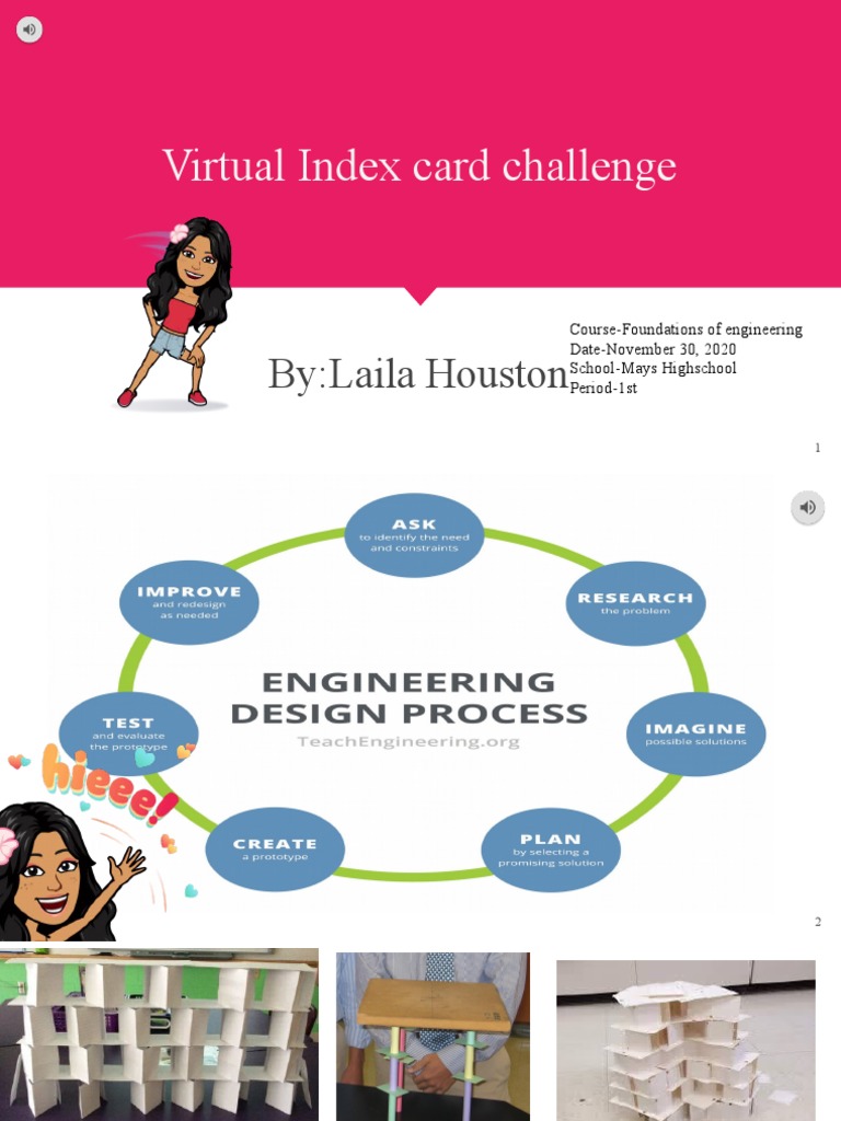Virtual Index Card Challenge Guide | PDF