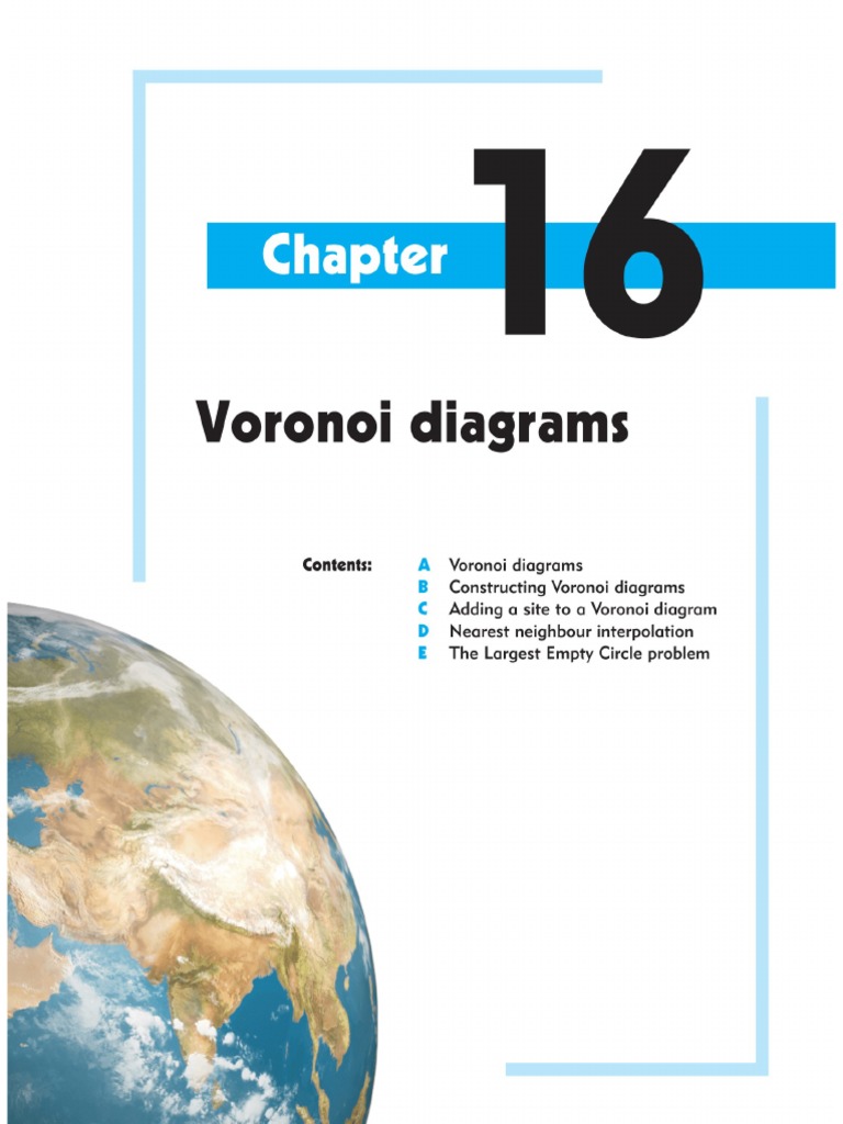 Chapter 16 Voronoi Diagrams PDF | PDF