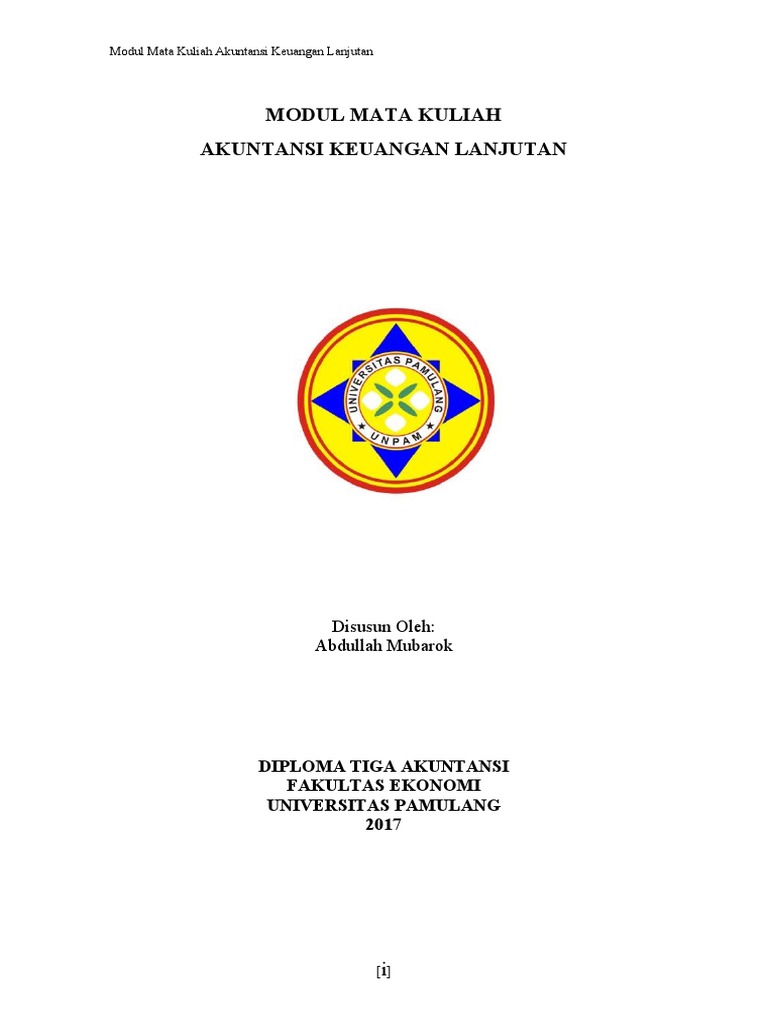 3b - Modul BA RPS AKL 3sks CetakISBN (DR g150 Hal) 120917 - Mubarok | PDF