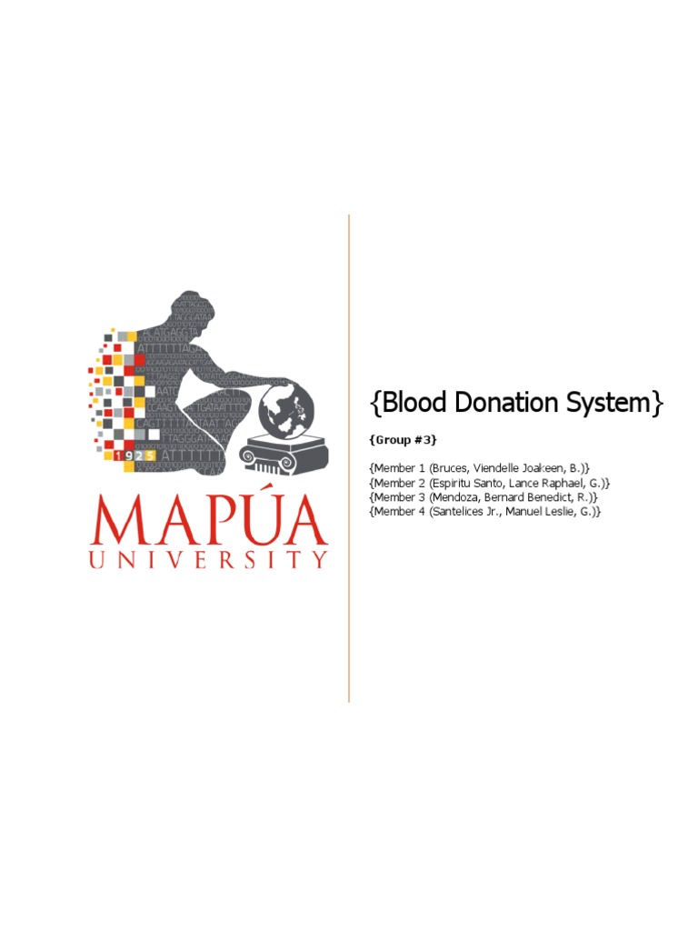 Blood Donation System | Download Free PDF | Blood Donation | Databases