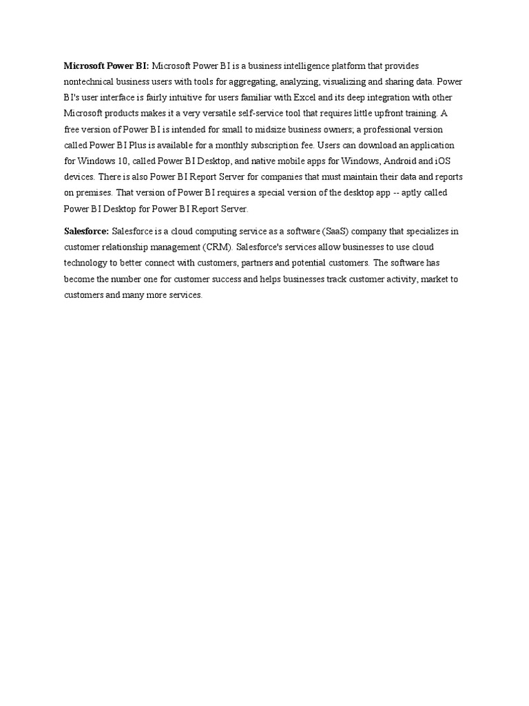 Microsoft Power BI | PDF