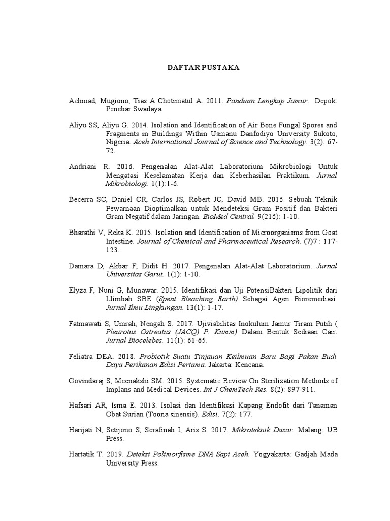 Dapus Laporan Lengkap | PDF