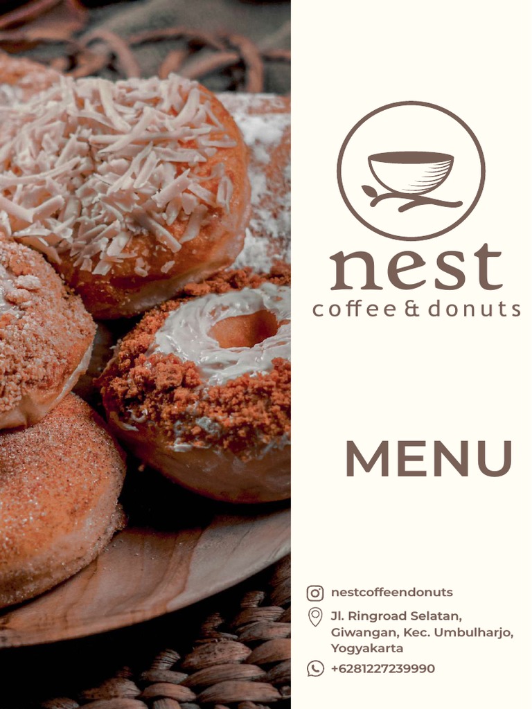 E-Menu Nest Coffee & Donuts PDF | PDF