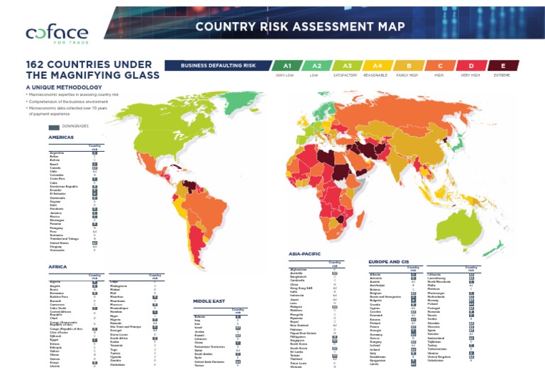Country Risk Assessment Map-Q2-2020 | PDF | International Relations