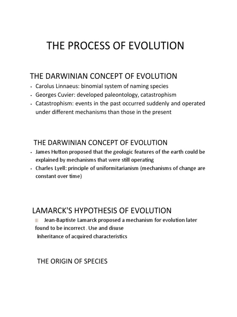 The Darwinian Concept of Evolution | PDF | Evolution | Genetics