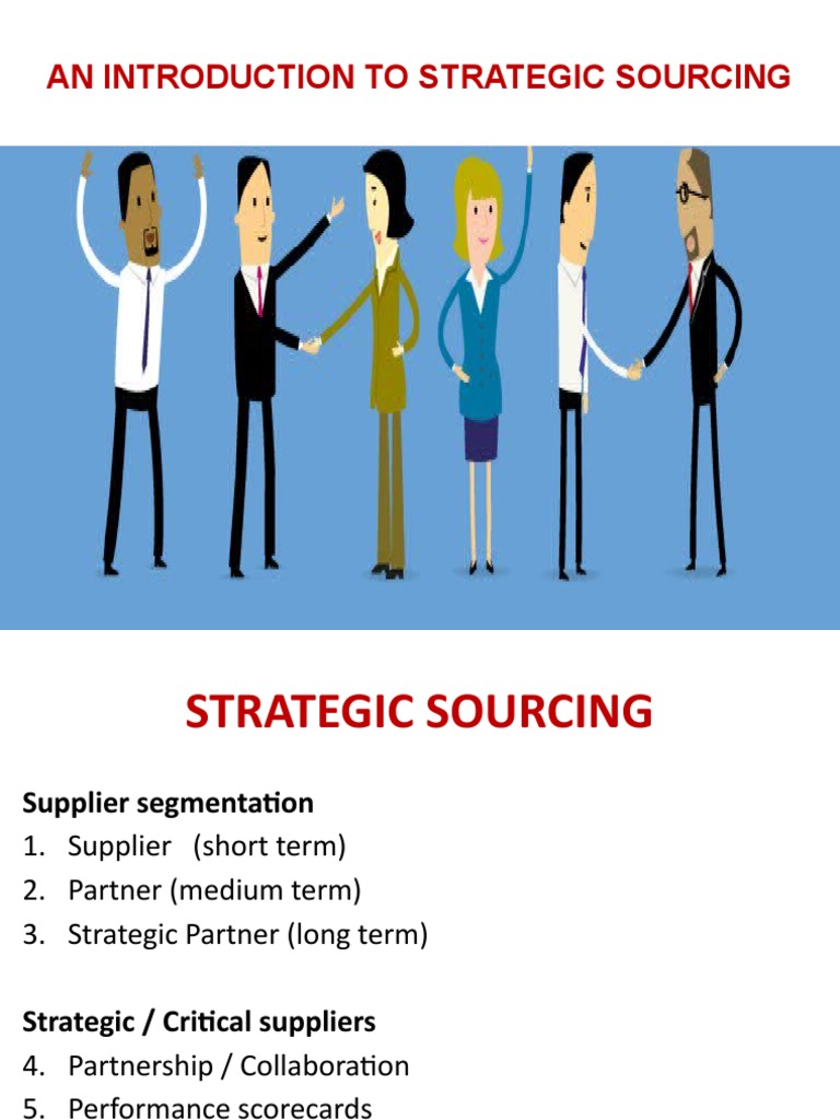 Introduction to Strategic Sourcing Process | PDF | Procurement ...