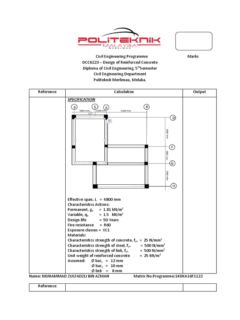 RC Design | PDF | Reinforced Concrete | Concrete