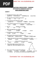 Class 6 Integers Worksheet with Answers | PDF