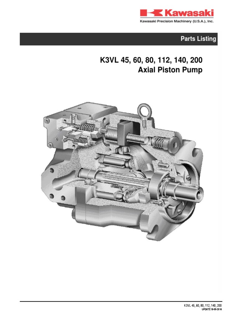 K3VL Parts List Updated05 10 2017 PDF | PDF | Pump | Horsepower