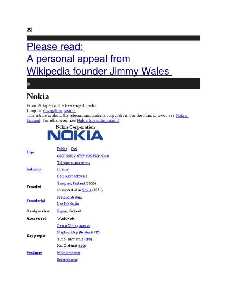 Nokia | PDF | Nokia | Mobile Phones