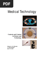 MEDICAL TECHNOLOGY SUBJECTS (1st Year) | PDF | Health Care | Science