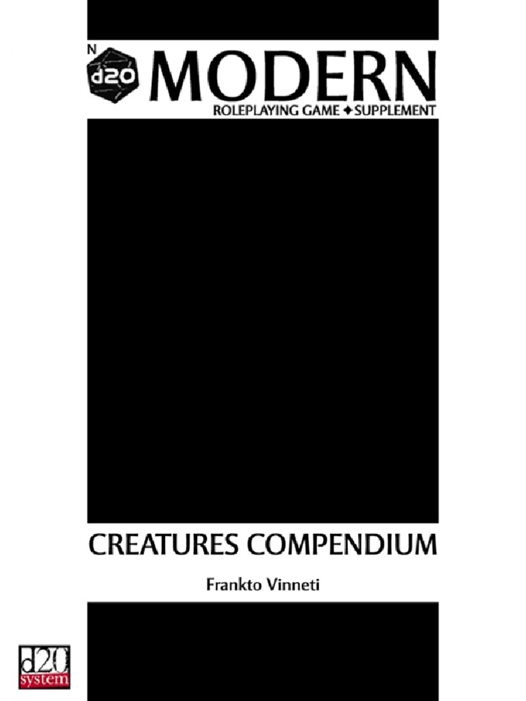 Naruto d20 - Creatures Compendium | PDF
