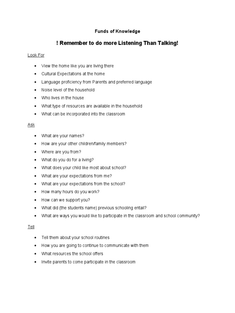 Engaging Families of ELL Students | PDF