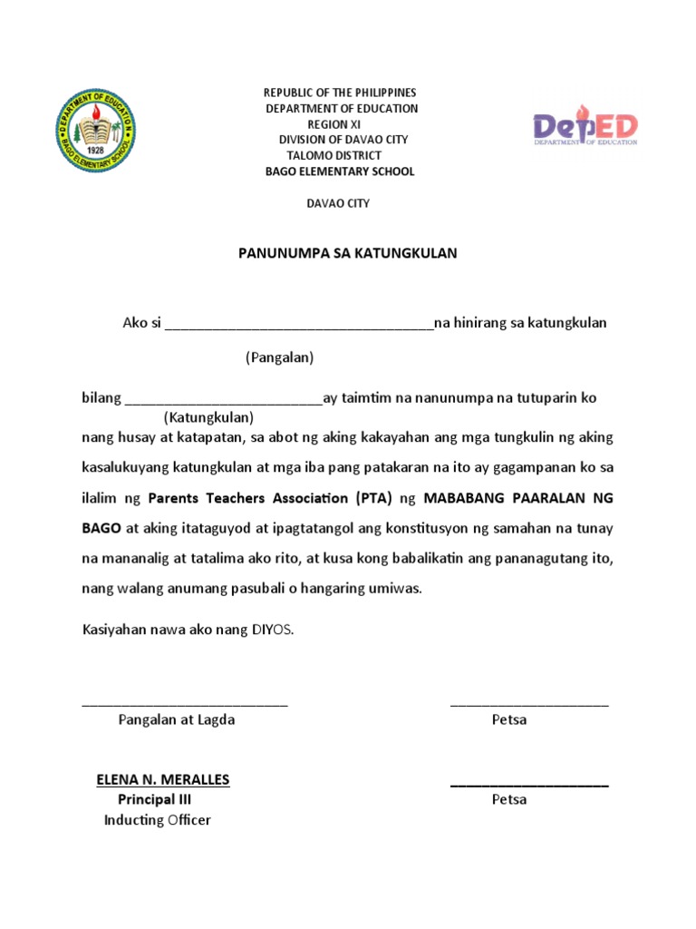 Panunumpa | PDF