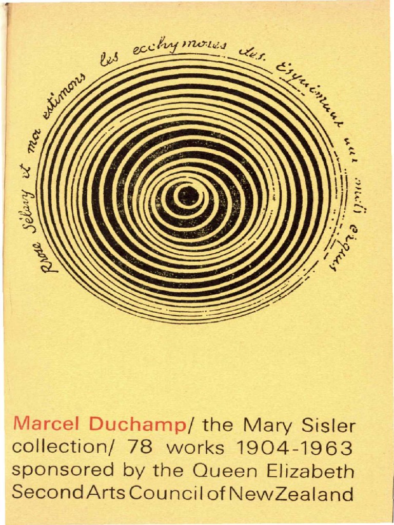 1967 Marcel Duchamp The Mary Sisler Collection Catalogue PDF | PDF ...