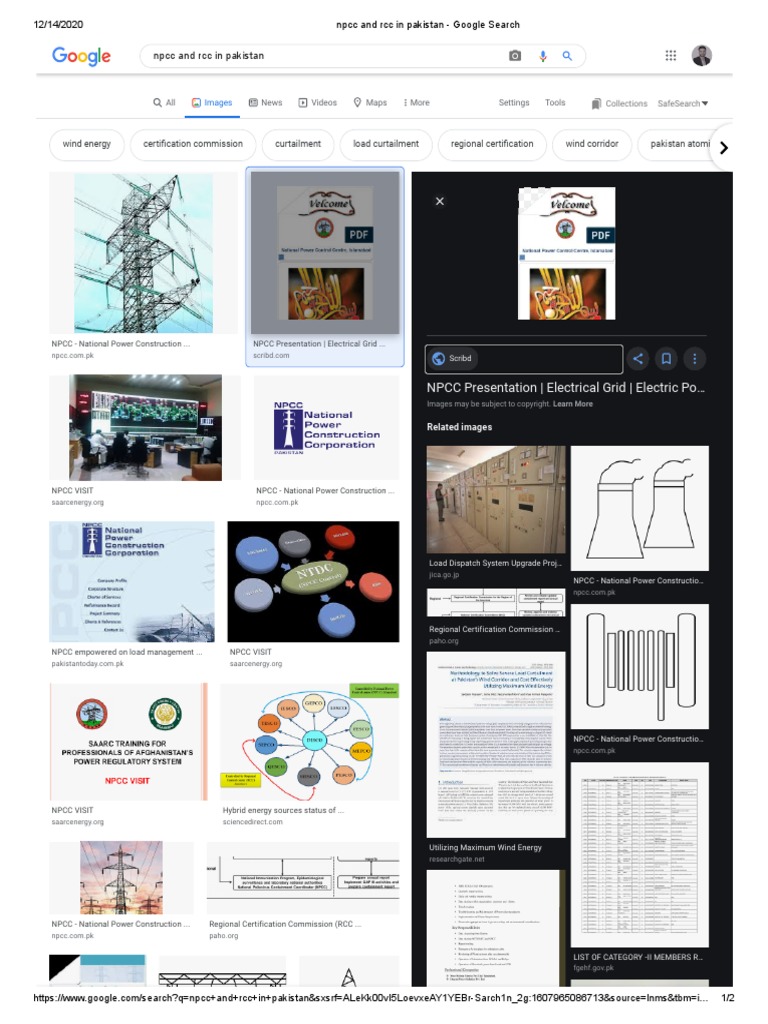 NPCC and RCC in Pakistan - Google Search | PDF | Sustainable Energy ...