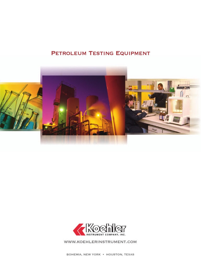 Koehler Catalog PDF | PDF | Viscosity | Calibration