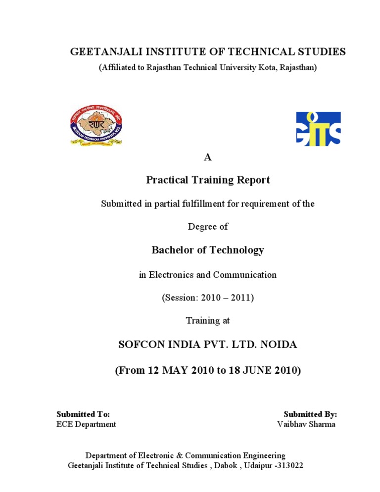 Training Report 0 | PDF | Physics | Electrical Engineering