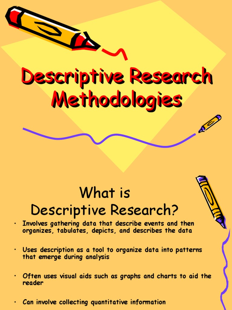 Descriptive Research Methodologies | PDF | Survey Methodology | Observation
