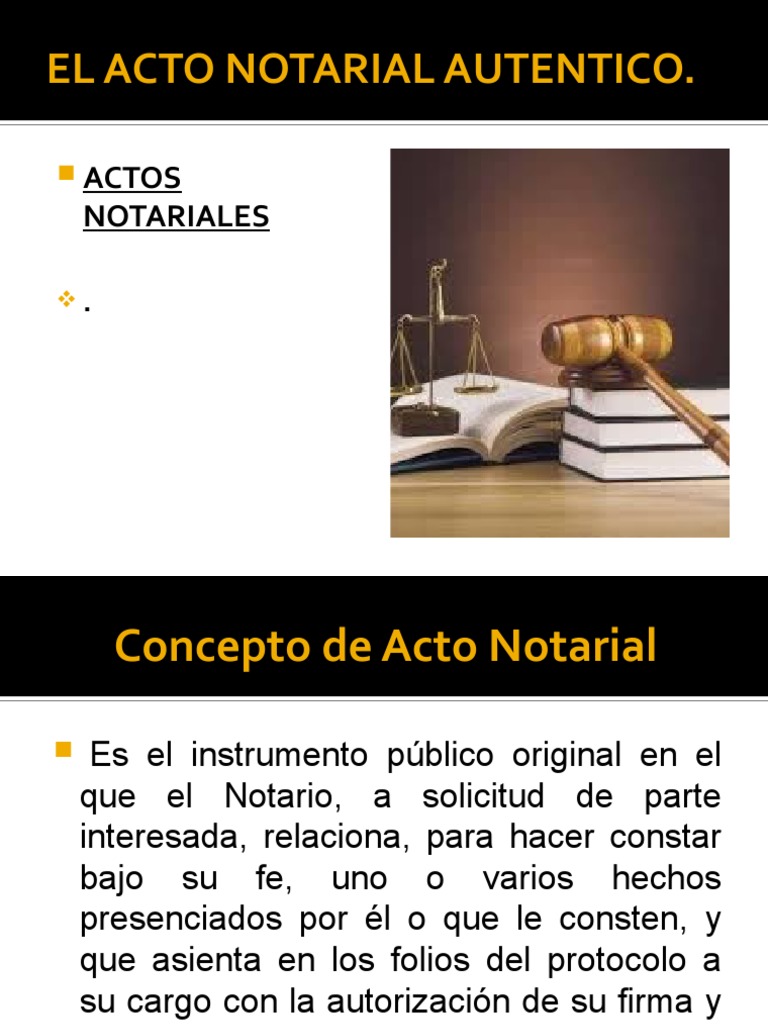 Acto Notarial Tema Exposicion | PDF | Virtud | Gobierno