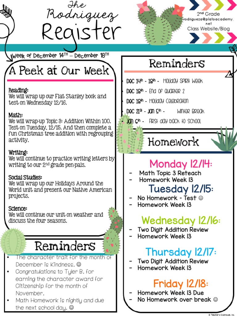 Dec 14 - Dec 18 | PDF