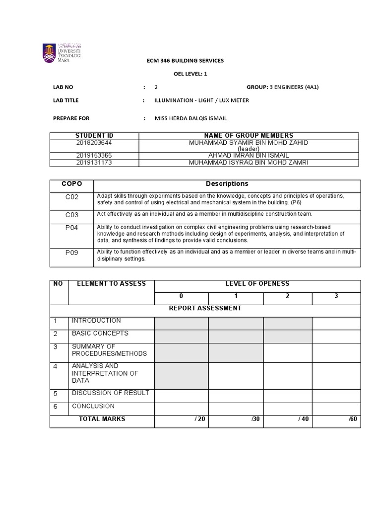 ECM346 Illumination Lux Meter | PDF | Laboratories | Lighting