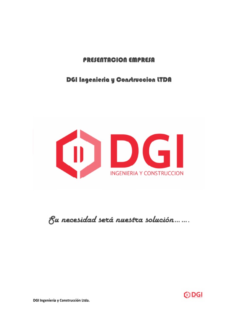 Presentacion DGI Abril 2020 Rev 1 | PDF | Ingeniero civil | Ingeniería
