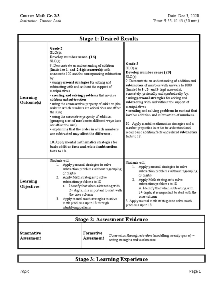 Math LP 2 - Subtraction d4 | PDF | Subtraction | Teaching Mathematics