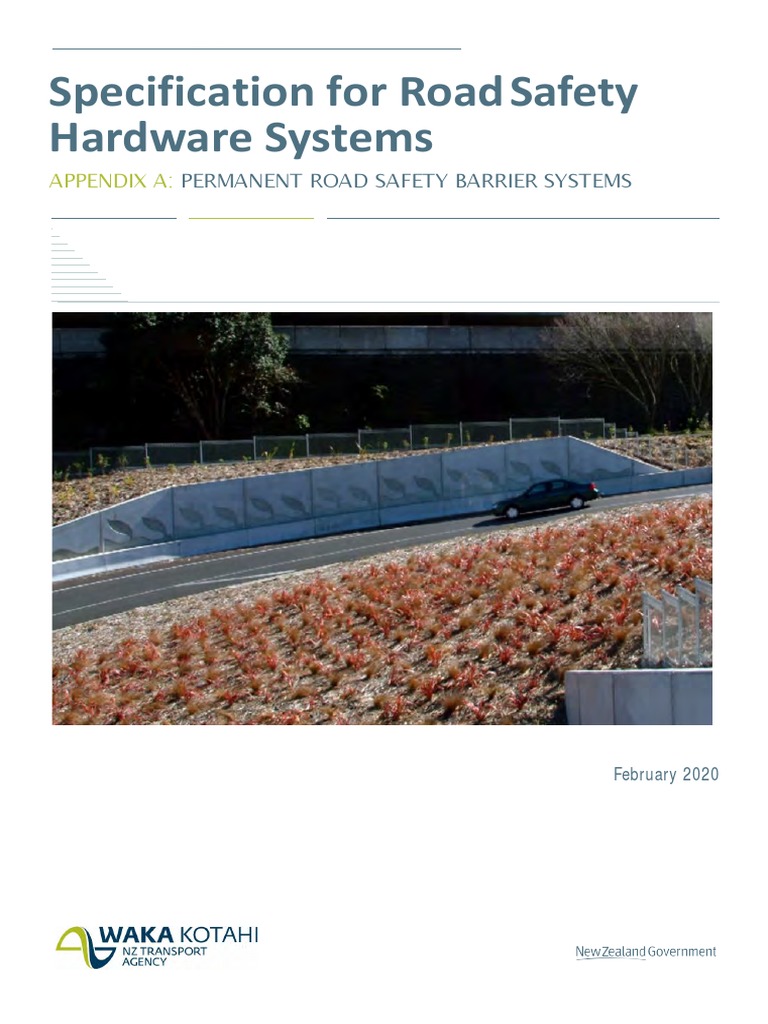Specification For Road Safety Hardware Systems | PDF | Road Traffic ...